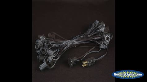 C7 Stringers On White Wire 25 SocketsNovelty Lights LED Christmas Lights Patio Lights RGB