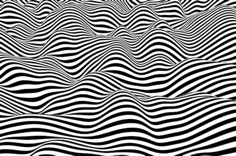 Premium Vector Abstract Black And White Wavy Stripe Background Design