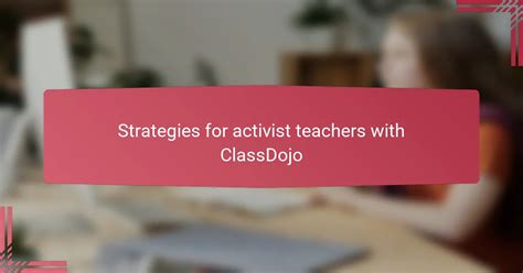 My Experience With Classdojo To Build Community