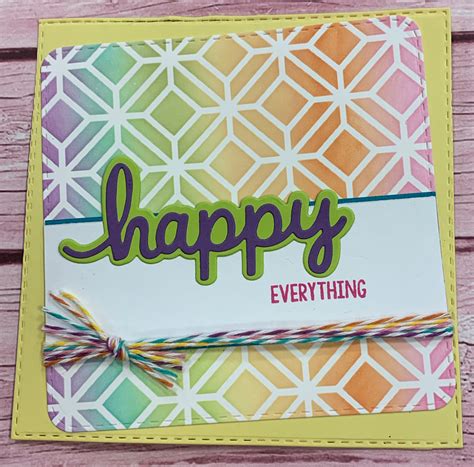 Garden Gate Stencil Pink And Main My Perfect Stamp