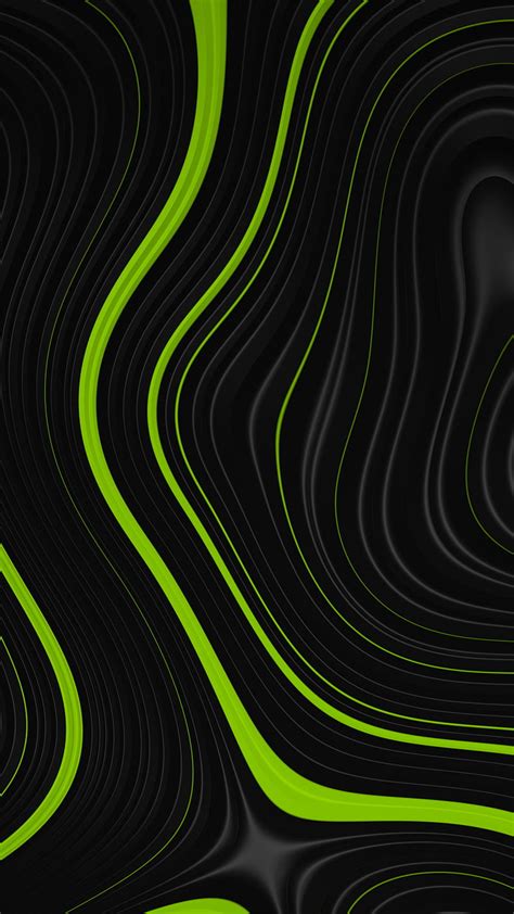 Lime Green Abstract Wallpaper