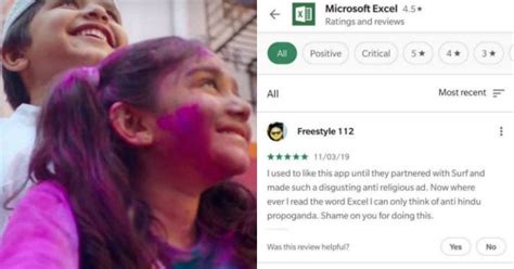 People Are Mistakenly Angry On Microsoft Excel While Expressing Outrage On New Surf Excel Ad