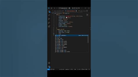Daynight Toggle Mode Html Css Javascript Youtube