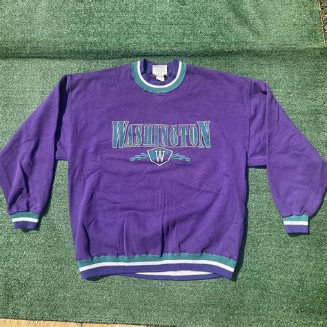 Vintage The University Of Washington Crewneck Size Depop