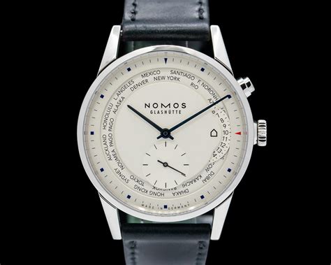 Nomos Zurich Weltzeit World Timer Ss Silver Dial 2025 805 For Sale