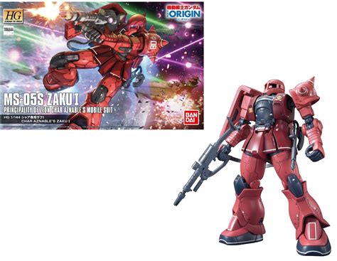 Bems Gundam The Origin Model Kit Hg 1 144 Ms 05s Char Aznables