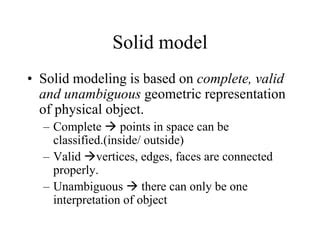 CIM Solid Modeling KAVI Pptx PPT