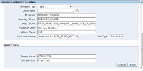 create single lov from backend and fill multiple fields in webadi