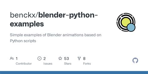Github Benckxblender Python Examples Simple Examples Of Blender