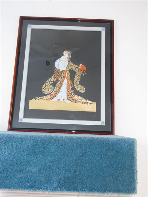 Erte Rigoletto Serigraph 1985 Signed And Numbered 269300 Limited Edition Art Deco Print