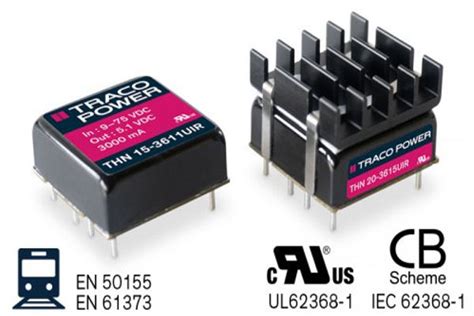 Traco Power Dcdc Converters Wide Input Voltage Range