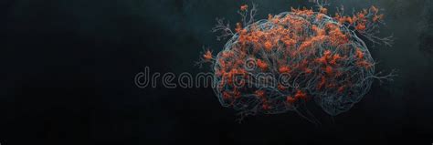 An Abstract Illustration Showcases A Human Brain Constructed From