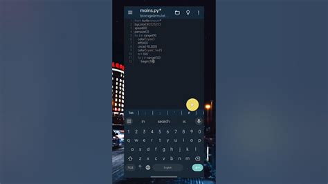 Vibrant Circular Patterns With Turtle Graphics 🎨🔵 Shorts Viralshorts