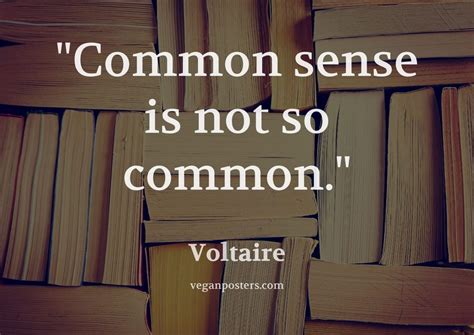 Common Sense Is Not So Common Vegan Posters