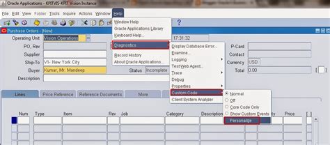 Display A Message Using Form Personalization Simplifying Oracle E Business Suite