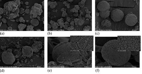 A D Scanning Electron Micrographs Of Caco3 Produced During Download Scientific Diagram