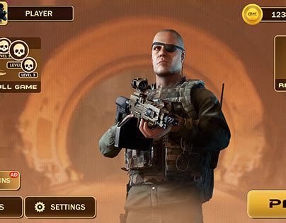 Shooter Ui Menu Projects Photos Videos Logos Illustrations And Branding Behance