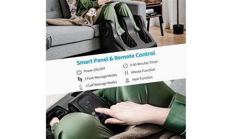 Costway 3 Colors Shiatsu Foot Calf Massager Kneading Heating Vibrating Groupon