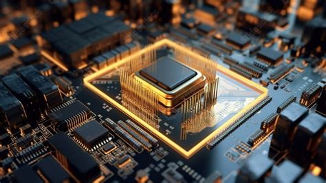 Hardworking Gold Processor Facilitating Data Transfer On Technology