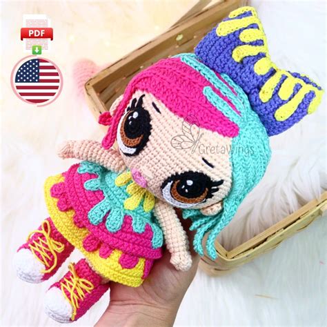 Amigurumi Lol Dolls Splashes Pattern Digital Download Gretawings