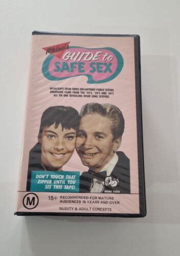 Rhinos Guide To Safe Sex 1987 Vhs Clamshell Clam Shell Rhino Video Rhinos Guide To Safe Sex 1987 Vhs Clamshell Clam Shell Rhino Video