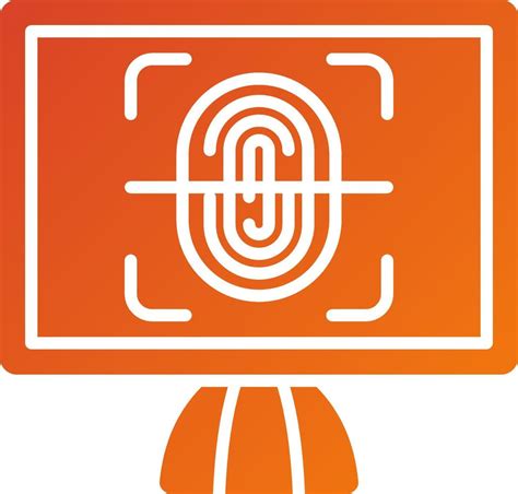Biometrics Icon Style 21767265 Vector Art At Vecteezy