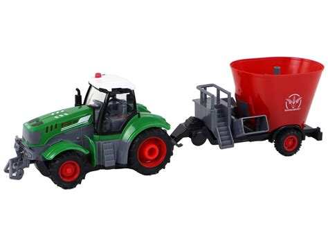 RC Tractor Remote Controlled Harvest Trailer Light Effects Toys R C