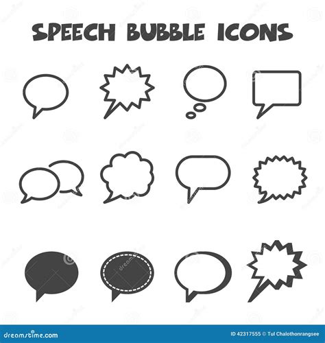 Speech Bubble Continuous One Line Drawing Single Line Art Drawing Simple Blank Comic Text Box