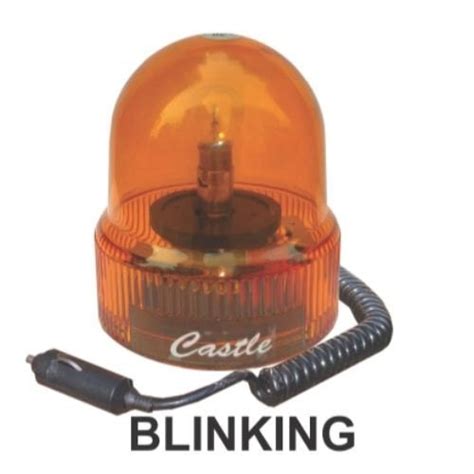 Orange Plastic LED Blinking Warning Light At Piece In New Delhi ID