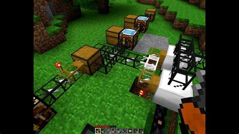 Minecraft Ee Bc Ic2 Fully Automated Diamond Factory Youtube