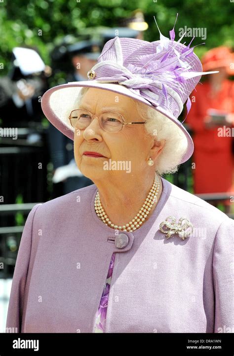 Queen Elizabeth Ii Attends The Unveiling Of The Bomber Command Memorial In Green Park London