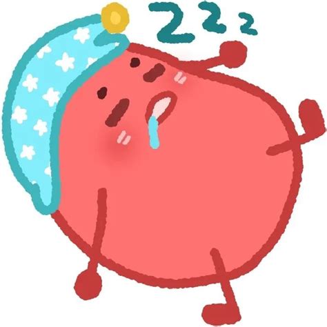 戴着星星睡帽的卡通形象，流口水睡觉超可爱 男女头像｜好喜欢这组动漫真人头像表情包图片动图 求表情网斗图从此不求人