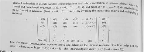 Solved Q The Method Of Deconvolution Is Used In Cases Chegg