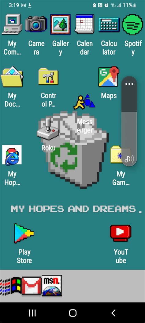 Saw Some Windows 98 Themes With Klwp I Dont Have It Sense It Costs