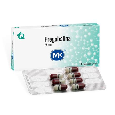 Pregabalina Mk 75mg Caja X 14 Capsulas Duras Tienda Coasmedas