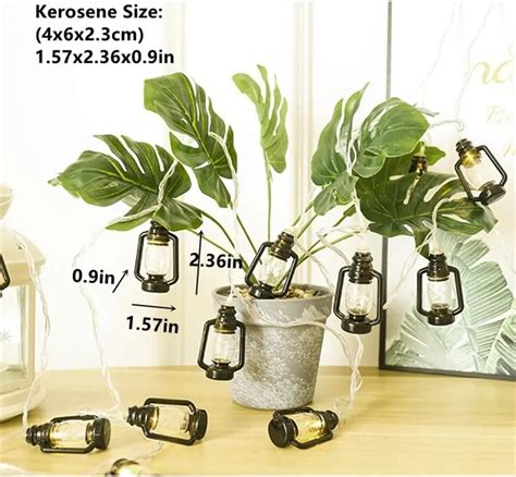 Led String Light M Leds Kerosene Bottle Battery Box Products Cheersdrop