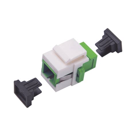 Acoplador Keystone De Fibra óptica Monomodo Sc Apc Simplex A Sc Apc