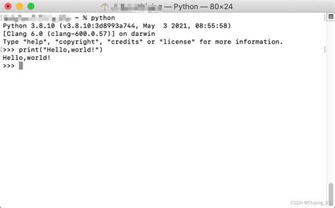 Python学习之路 第三章 第一个程序 Hello Worldpython写第一个程序 Csdn博客