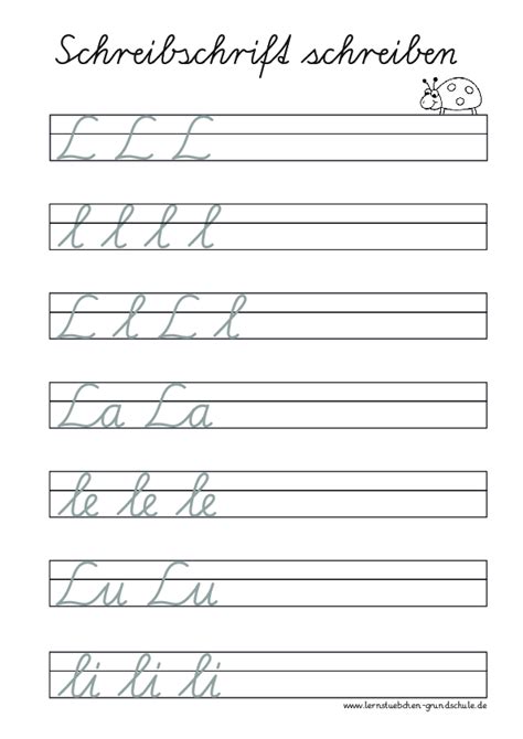 Schreibschrift Deutsch Grundschule Pdf
