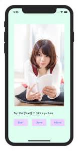 iPhone UIImagePickerController による Camera撮影 iOS アプリ開発