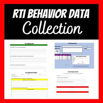 Behavior RtI Program By Classroom Success 101 TPT