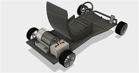 Electric Go Kart Simple Education Autodesk Community Gallery