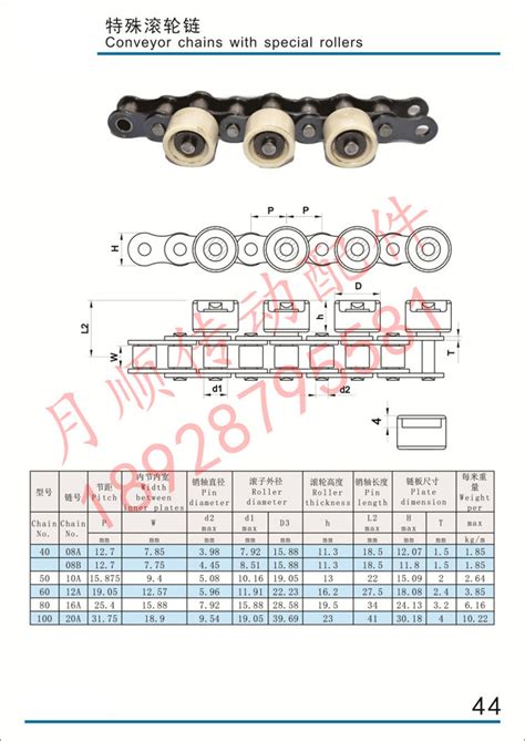 08b链条规格尺寸 链条规格尺寸表 链条规格尺寸表型号 第20页 大山谷图库