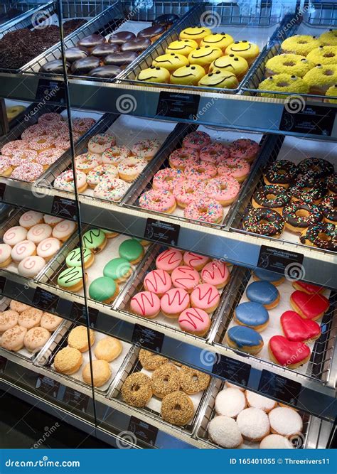Assorted Dunkin Donuts Stock Image Image Of Flavors 165401055