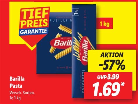 Barilla Pasta Rabatt Lidl April 2025 Discountfande