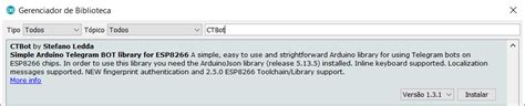 Bot Telegram Com Esp8266 Nodemcu Arduino E Cia