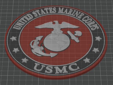 Usmc Plaque By User913379821 Makerworld Download Free 3d Models