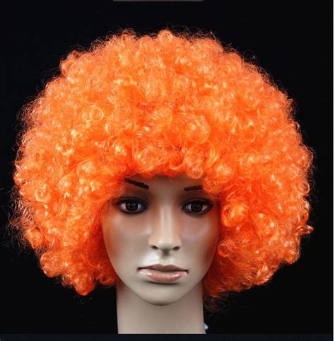 Clown Wig Orange Happymy