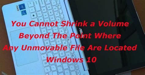 Cara Mengatasi You Cannot Shrink A Volume Beyond The Point Where Any Unmovable File Are Located