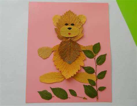 Апликация на есенни листа 77 идеи за есенни апликации